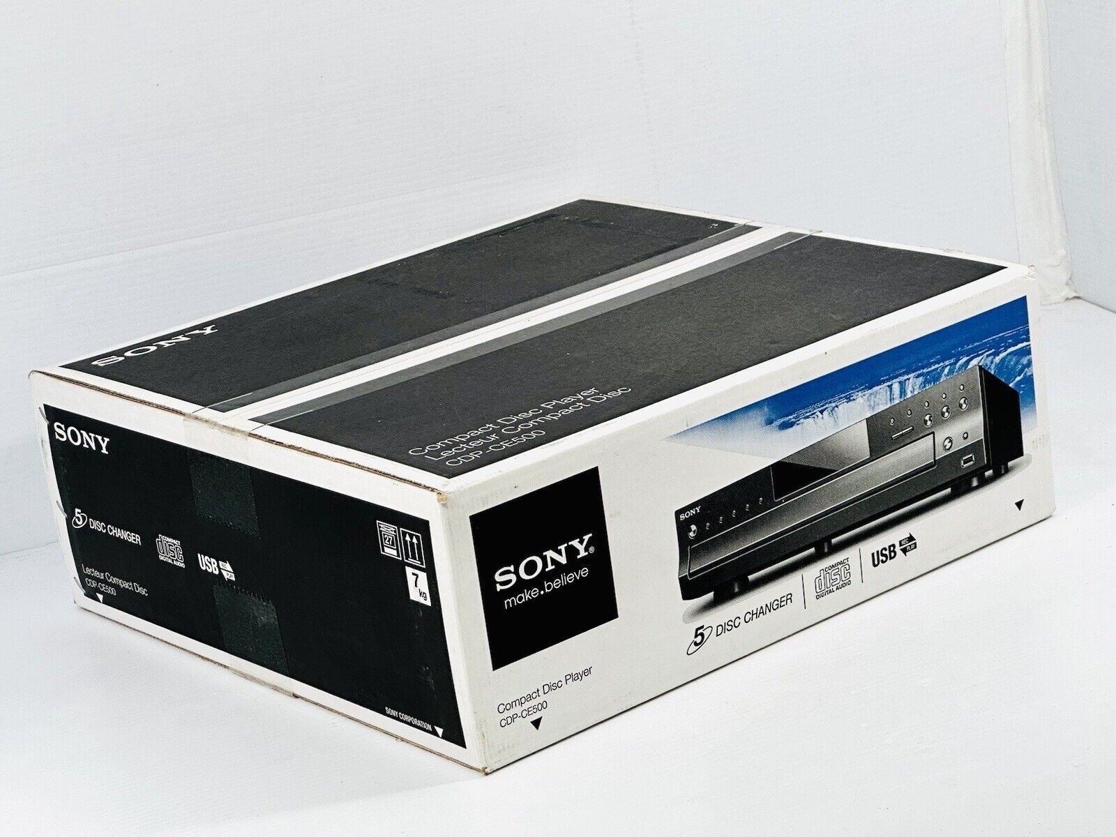 Vintage Sony CD Player CDP-CE500 5 Disc Changer Compact Disc Player ...