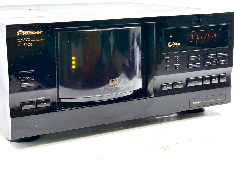 Vintage Pro Refurb Pioneer PD-F908 File Type Compact Disc Player-101 CD Roulette Changer - Etsy