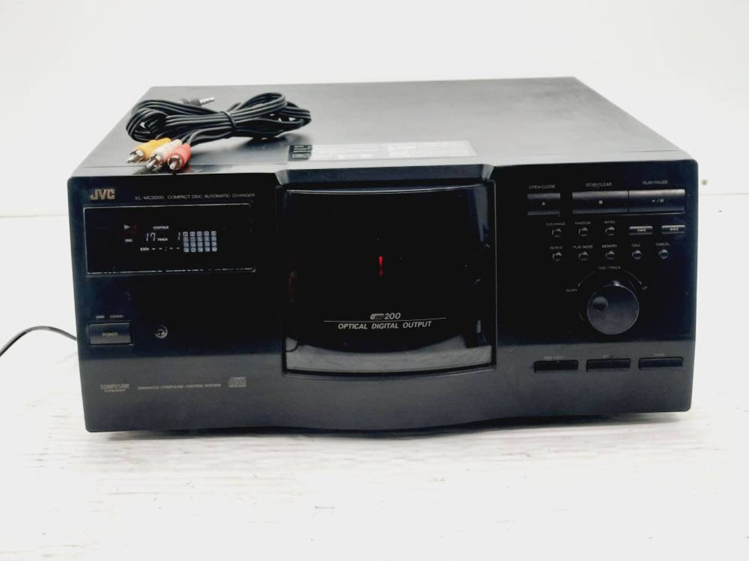 Vintage Jvc XL-MC2000BK 200 Disc Automatic CD Changer Compulink Tested ...