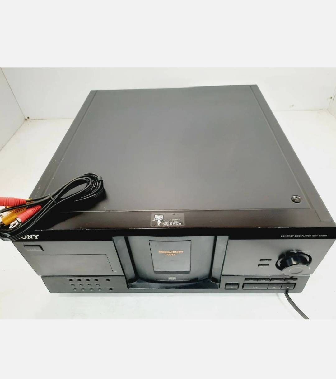 Vintage Sony CDP-CX230 200 Disc Mega Storage Compact Disc Player Tested ...