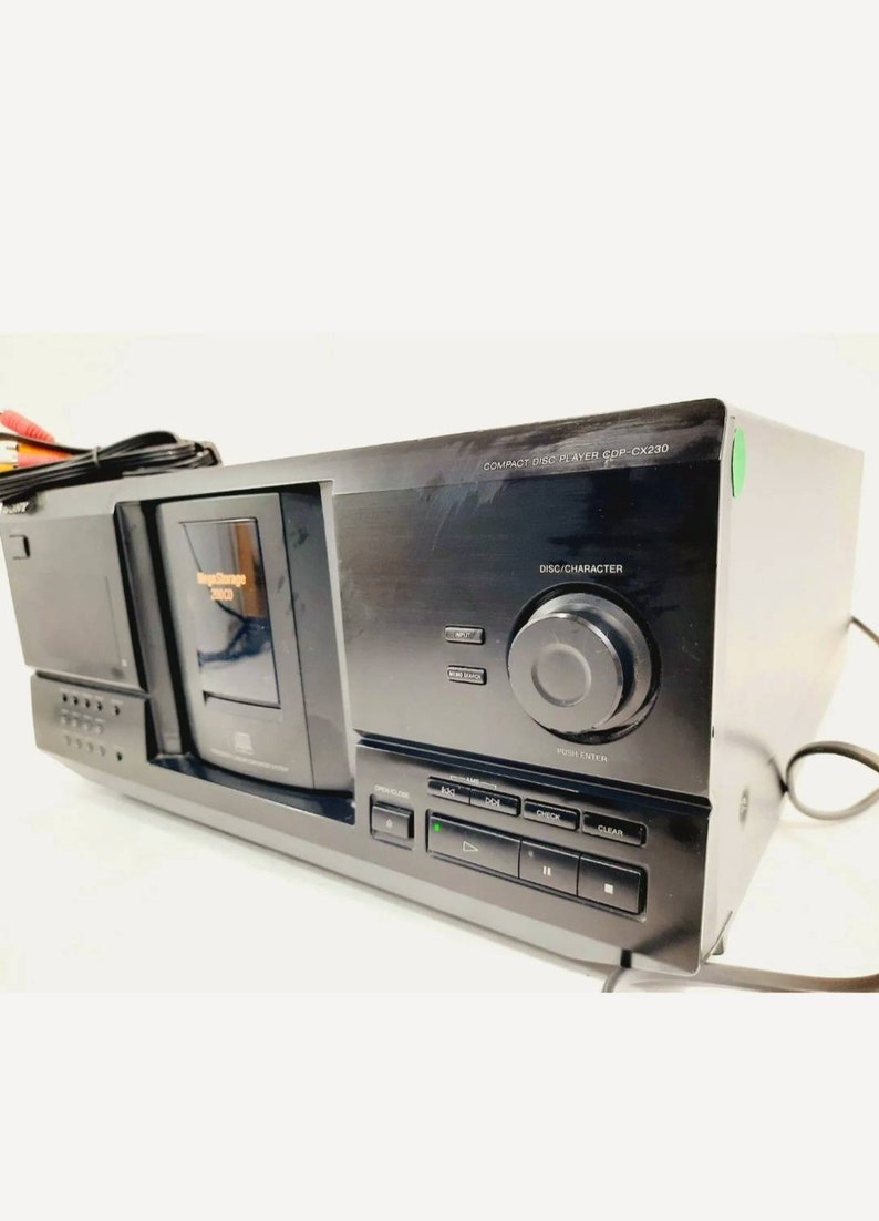 Vintage Sony CDP-CX230 200 Disc Mega Storage Compact Disc Player Tested ...