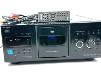 Vintage Pro Refurb-sony Dvp-cx995v 400 DVD/ CD Changer Player With ...