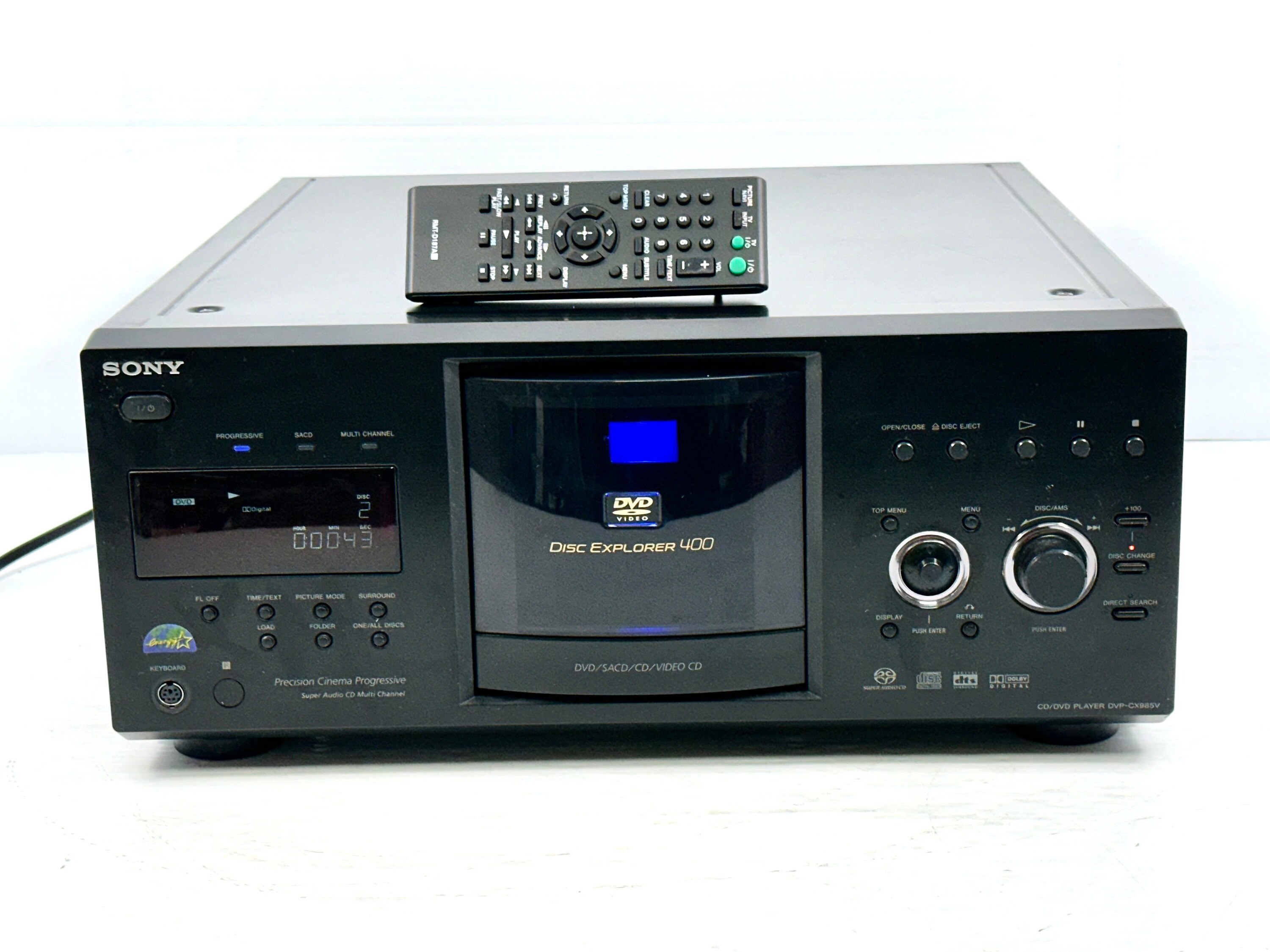 Pro Refurb-sony Dvp-cx985v 400 DVD/ CD Changer Player With Remote New ...