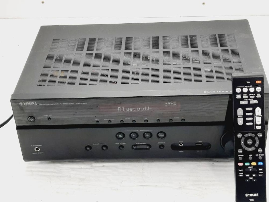 Vintage Yamaha RX-V385 4K Ultra HD Bluetooth HDMI 5.1 Ch Surround Amp ...