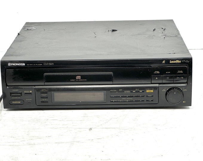 Vintage pro Refurb Pioneer Laserdisc LD CD Player Cld-s201, Cdv, LD ...