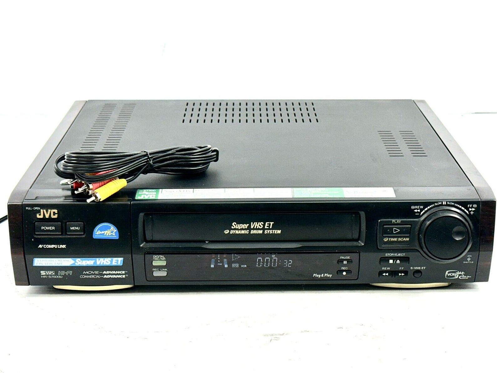 Jvc Hr-s7500u Super Vhs S-vhs Et Professional Vcr Works 4 Video Transfer to Dvd - Etsy
