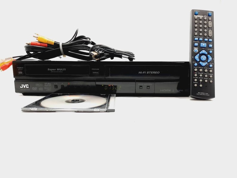 Vintage Jvc DR-MV150B Dvd/vcr Combo Player Vhs to Dvd Recording Hdmi ...