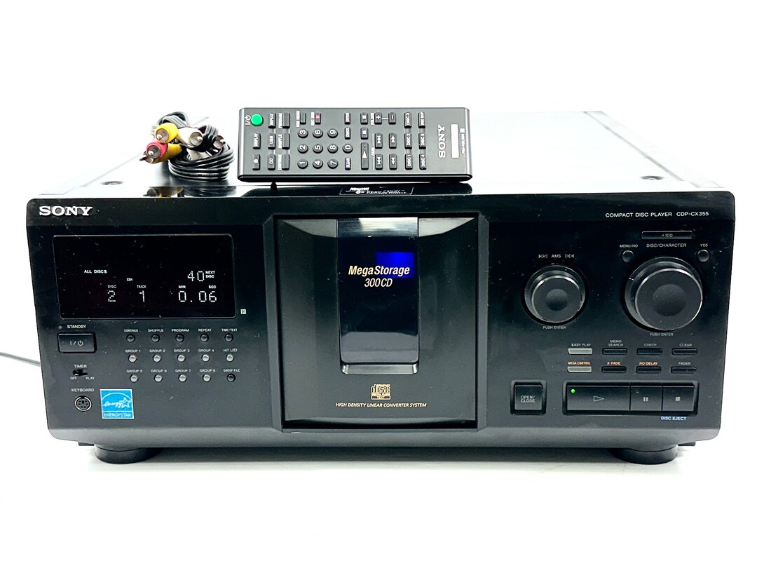Vintage Pro Refurb Sony Cdp-cx335 Megastorage 300-disc CD Changer ...