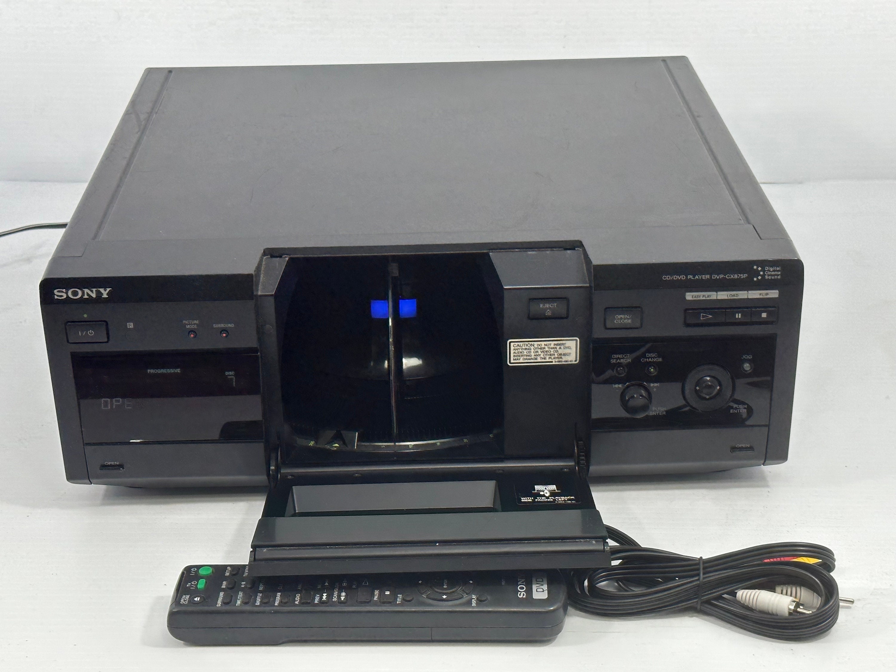 Vintage Sony DVP-CX875P CD/DVD Changer 300-disc With Remote Tested ...