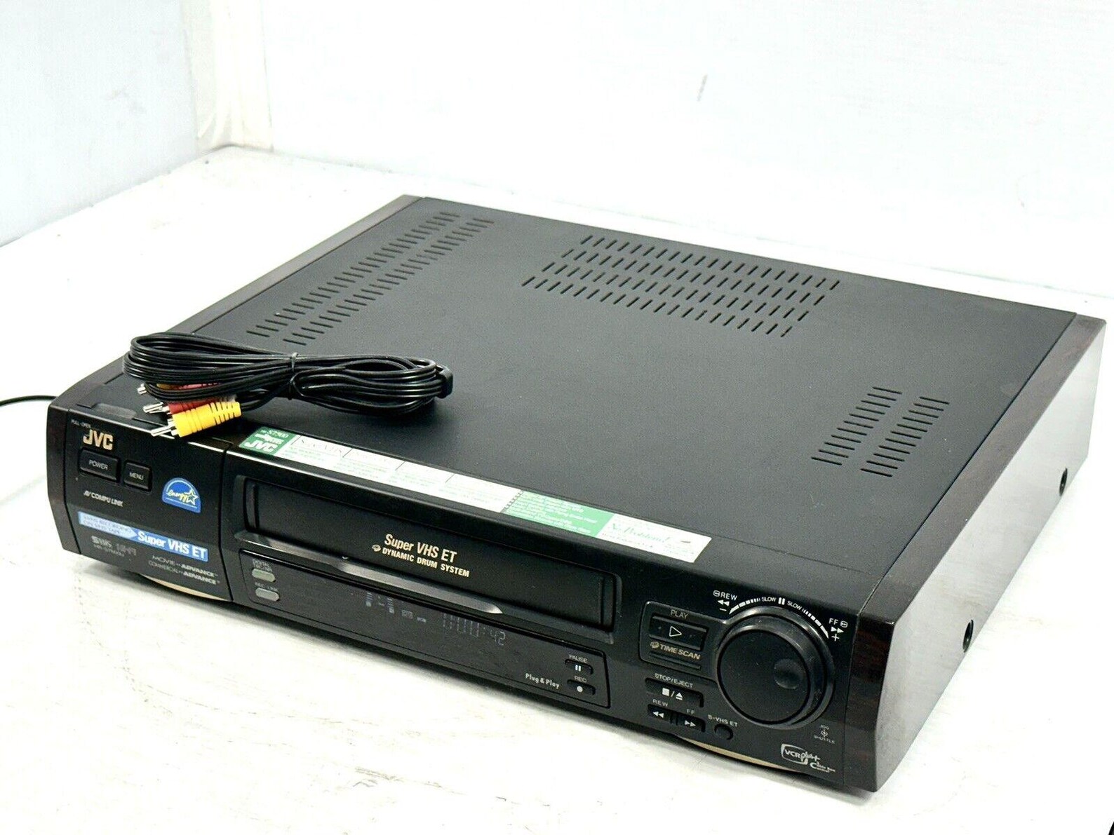 Jvc Hr-s7500u Super Vhs S-vhs Et Professional Vcr Works 4 Video ...