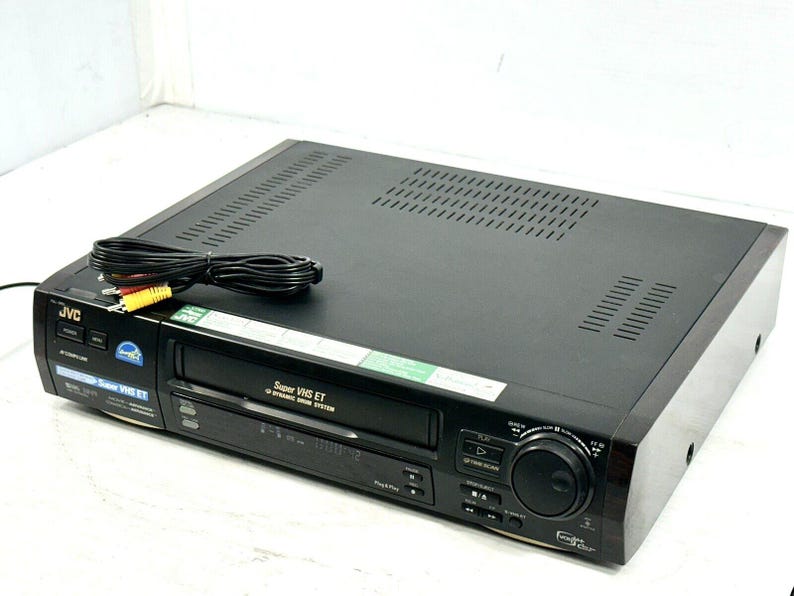 Jvc Hr-s7500u Super Vhs S-vhs Et Professional Vcr Works 4 Video ...