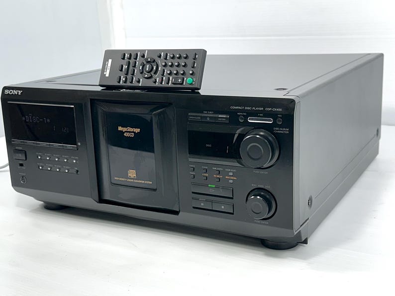 Vintage Refurbished Sony CDP-CX455 Megastorage 400-disc CD Changer With ...