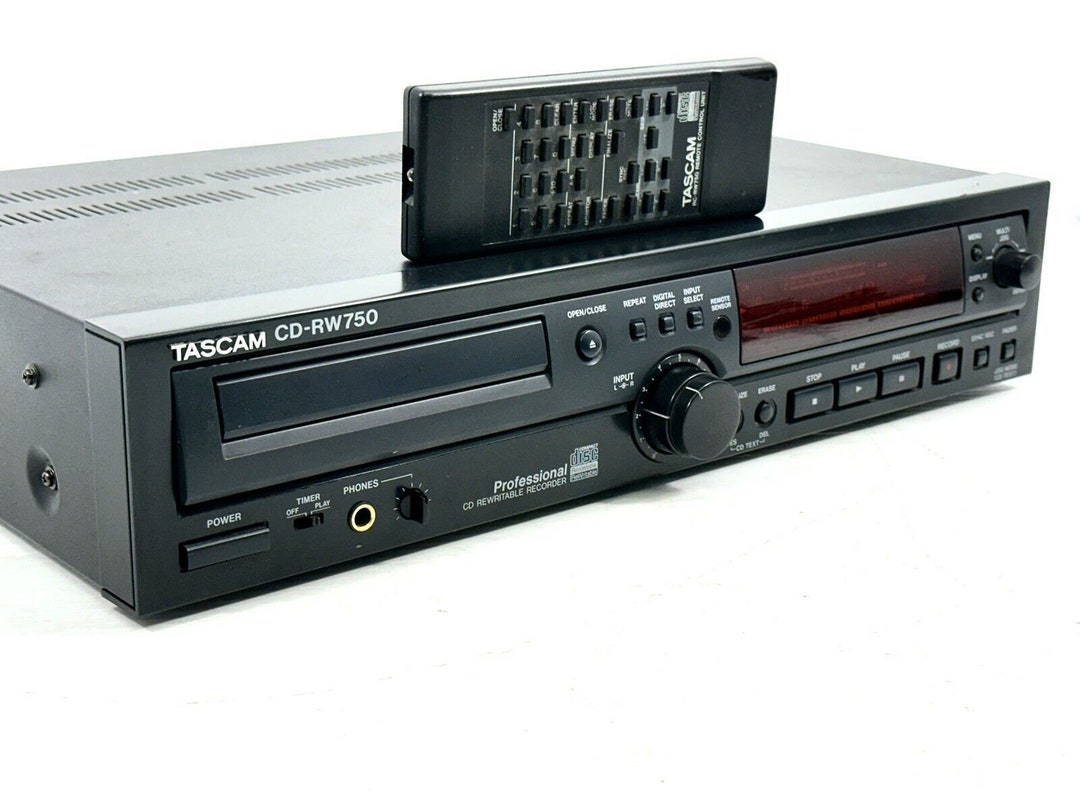 Tascam CD-RW750 CD Player/recorder With OEM Remote Tested - Etsy