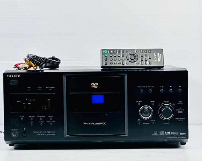 Vintage Pro Refurb-sony Dvp-cx995v 400 DVD/ CD Changer Player With ...