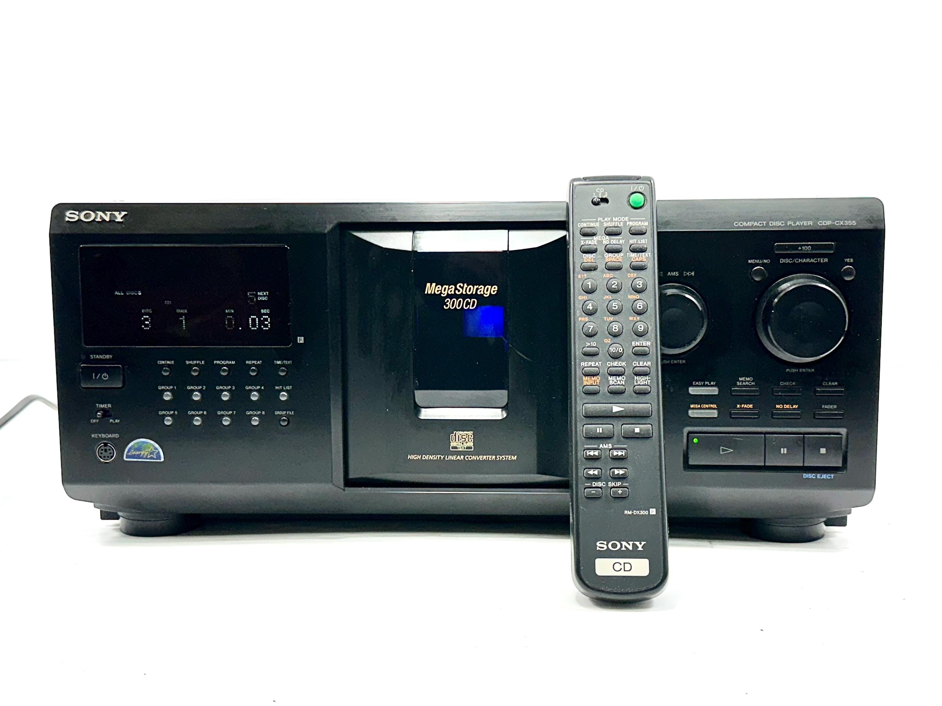 Vintage Pro Refurb Sony Cdp-cx355 Megastorage 300-disc CD Changer ...