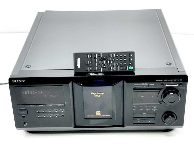 Vintage Refurbished Sony CDP-CX455 Megastorage 400-disc CD Changer With ...