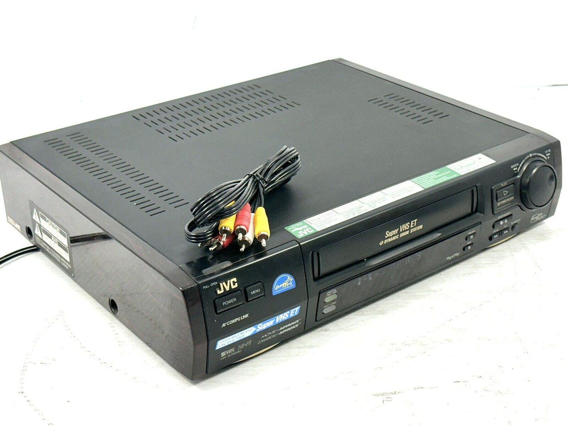 Jvc Hr-s7500u Super Vhs S-vhs Et Professional Vcr Works 4 Video Transfer to Dvd - Etsy