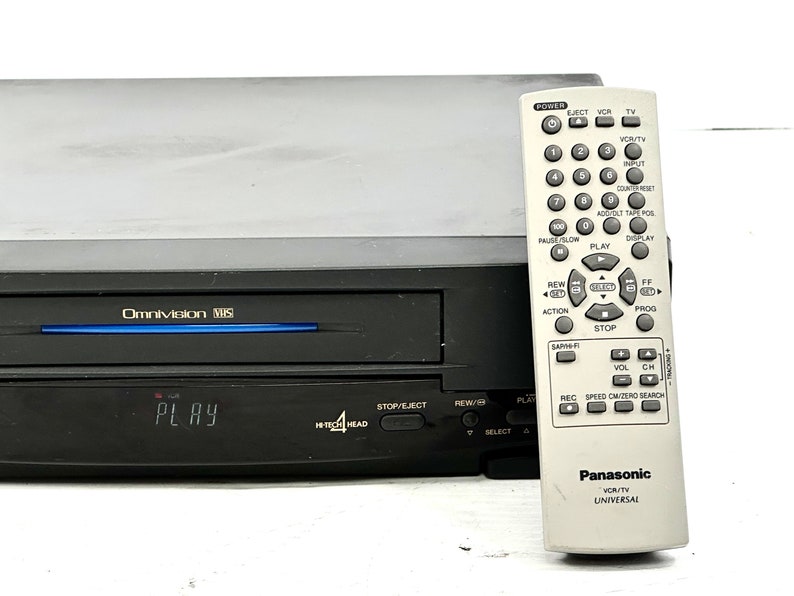 Panasonic VCR PV-4601 4-head Omnivision VHS Hi-fi Player Recorder ...
