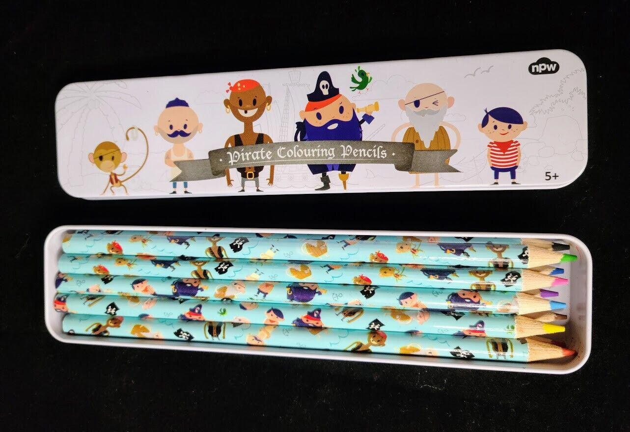 Premier Pirate Coloring Pencils 10 Pack Premium Quality - Etsy