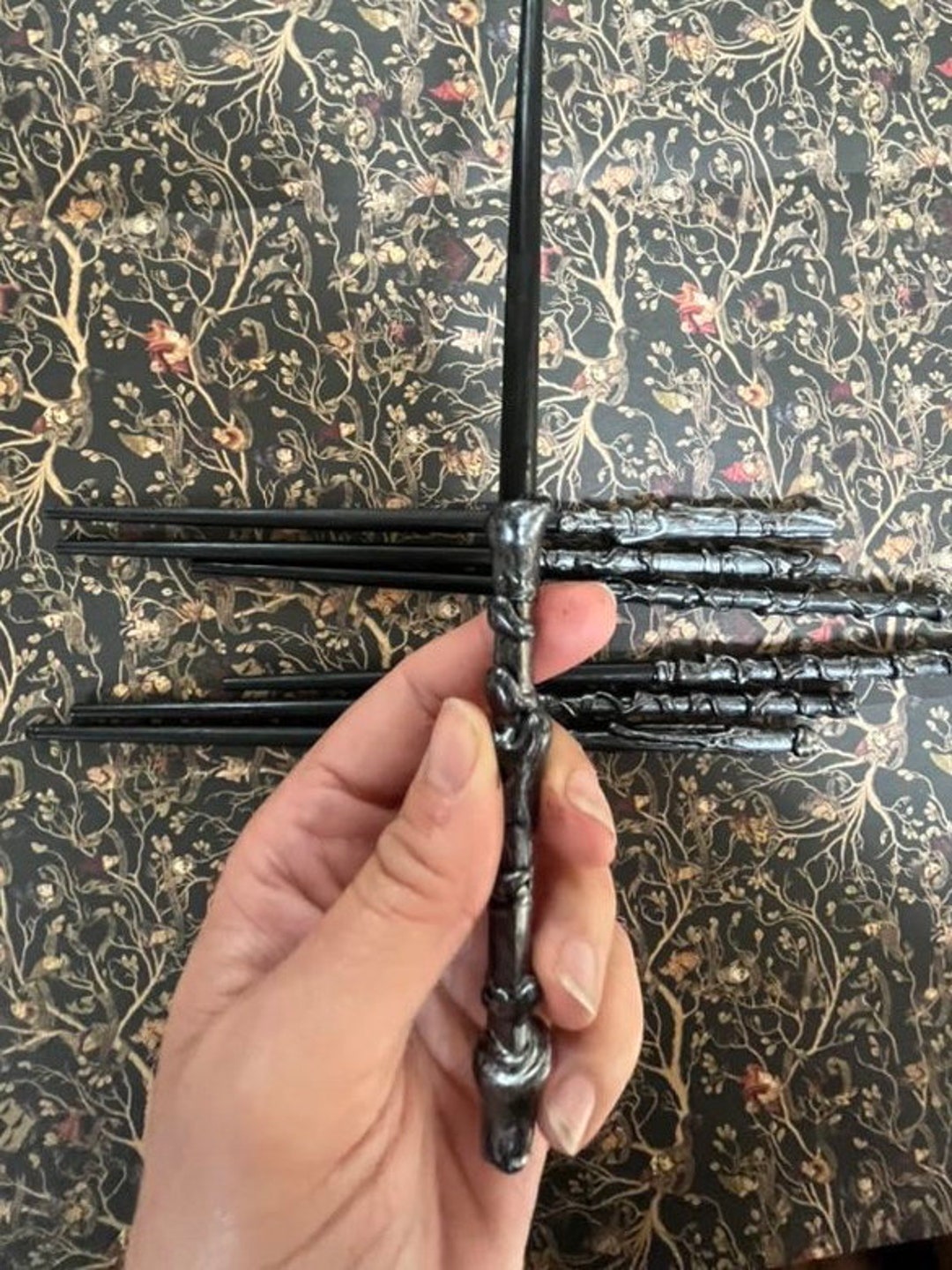 Custom Magic Wand: Handmade Wizard Cosplay Prop - Etsy