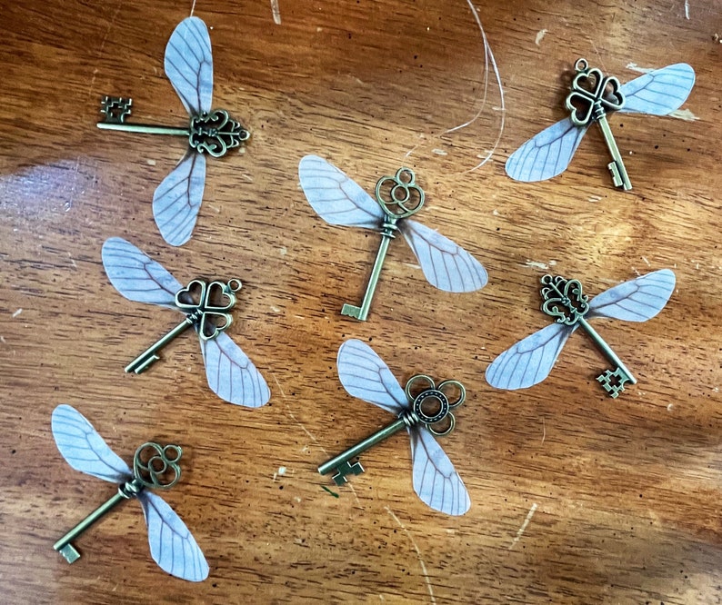 Flying Keys Enchanted Winged Keys Wizard Party Decor Magic - Etsy