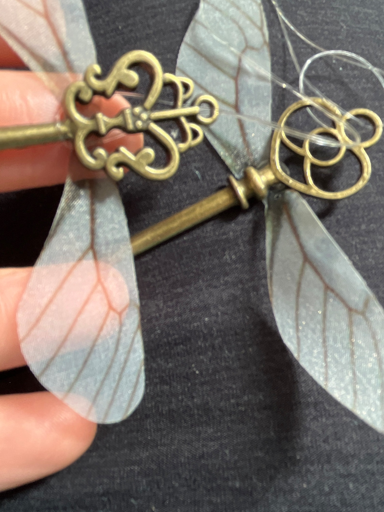 Flying Keys Enchanted Winged Keys Wizard Party Decor Magic - Etsy