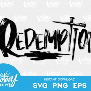 SVG EPS PNG Redemption Christian Svg Religious Svg Cutting - Etsy