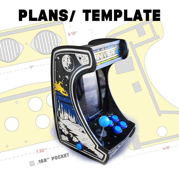 Arcade Cabinet Plans - Etsy
