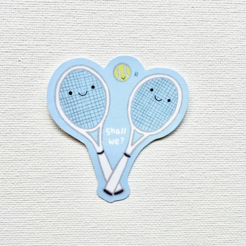Custom Tennis Sticker Custom Sport Sticker Tennis Stickers | Etsy