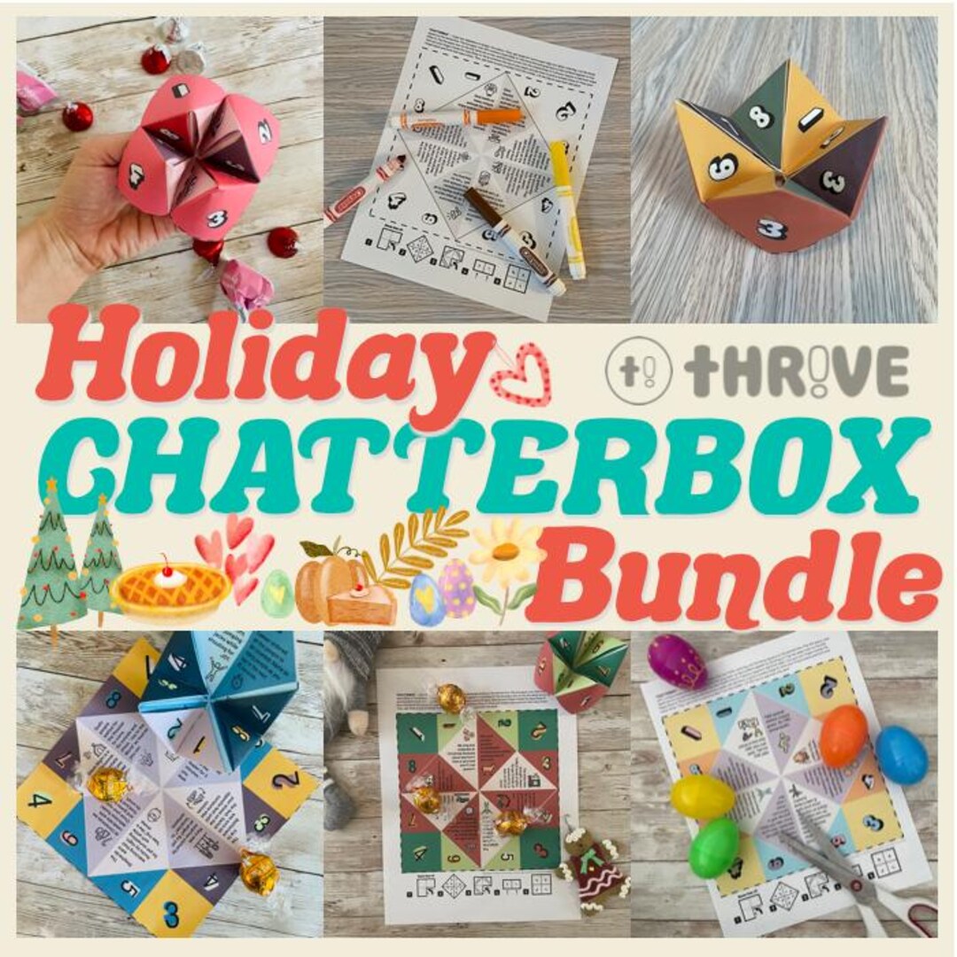 Seasonal Holiday Chatterbox Bundle - Etsy