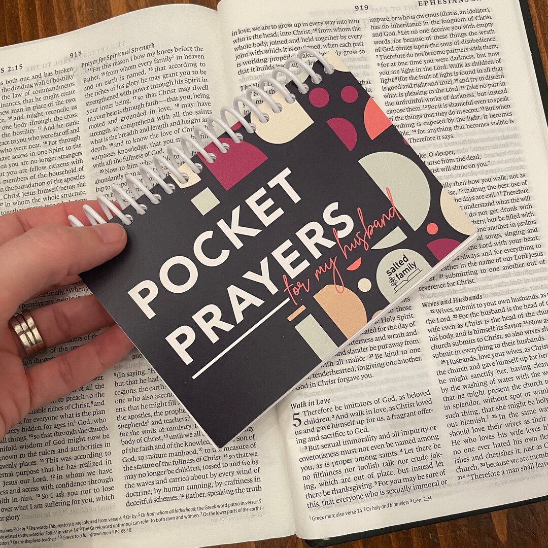 Pocket Prayers: 31 Prayers for Husbands (christian) - Etsy