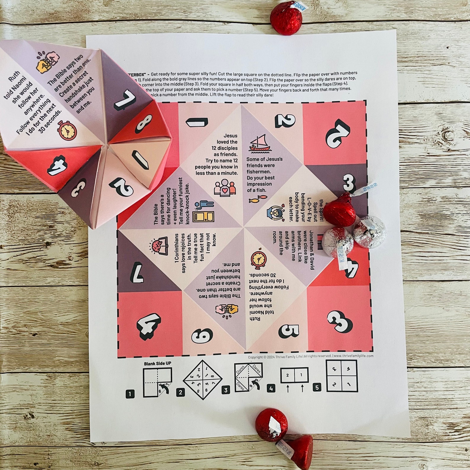 Valentine's Day Chatterbox christian - Etsy