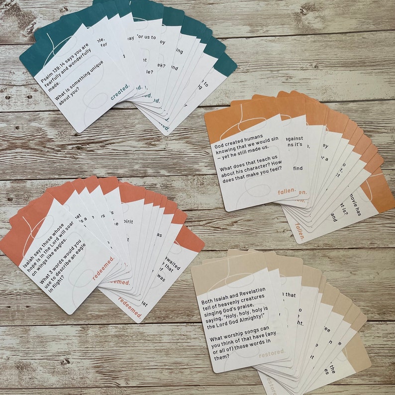 Fun Christian Conversation Cards Etsy