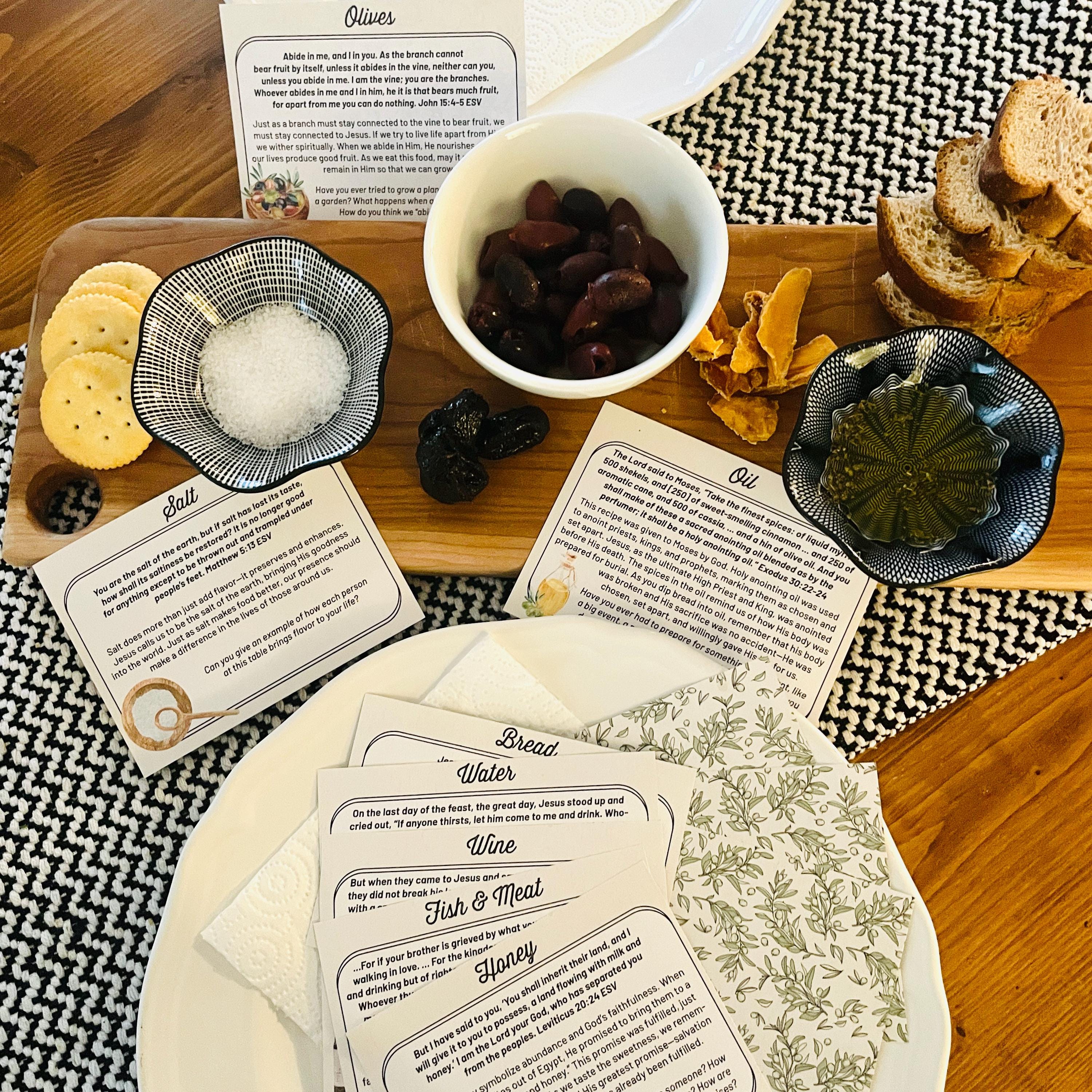 Holy Week Meals : Meaningful Menus With Scripture + Conversation Cards ...