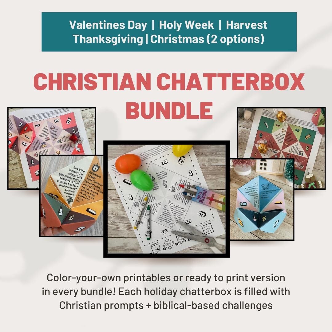 Seasonal Holiday Chatterbox Bundle -- Christian - Etsy
