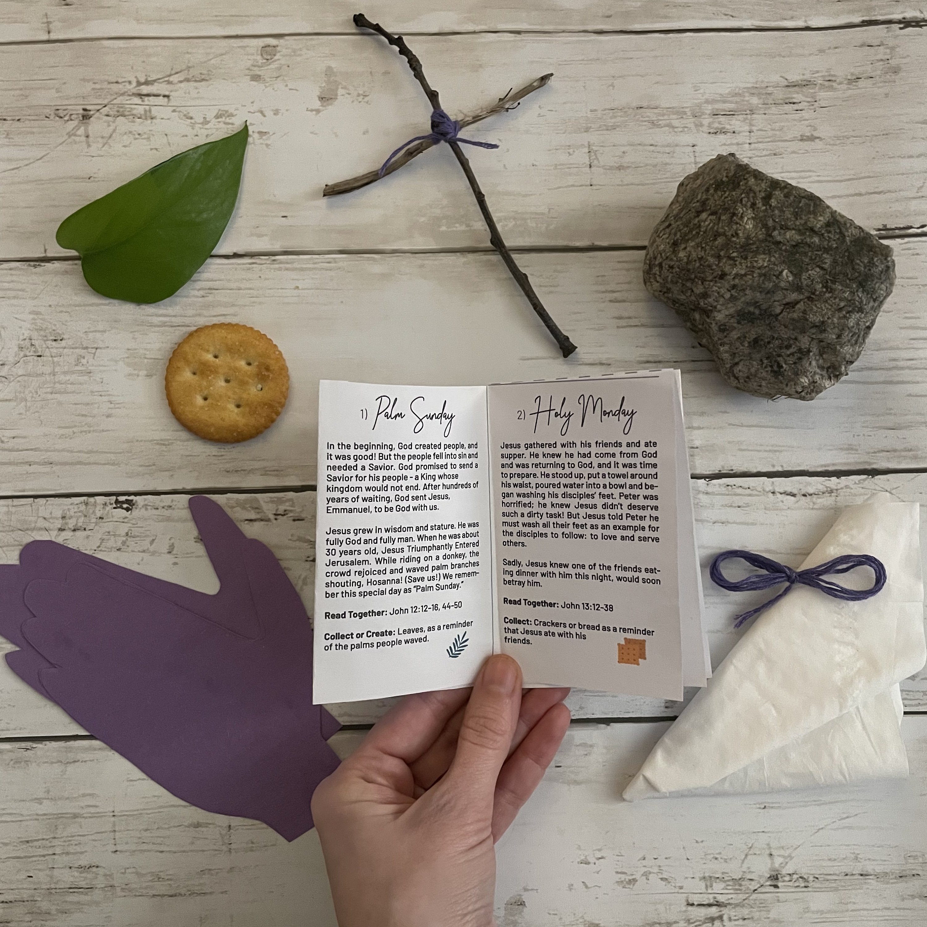 Printable Holy Week Family Devotional Booklet + Activities - Christian ...