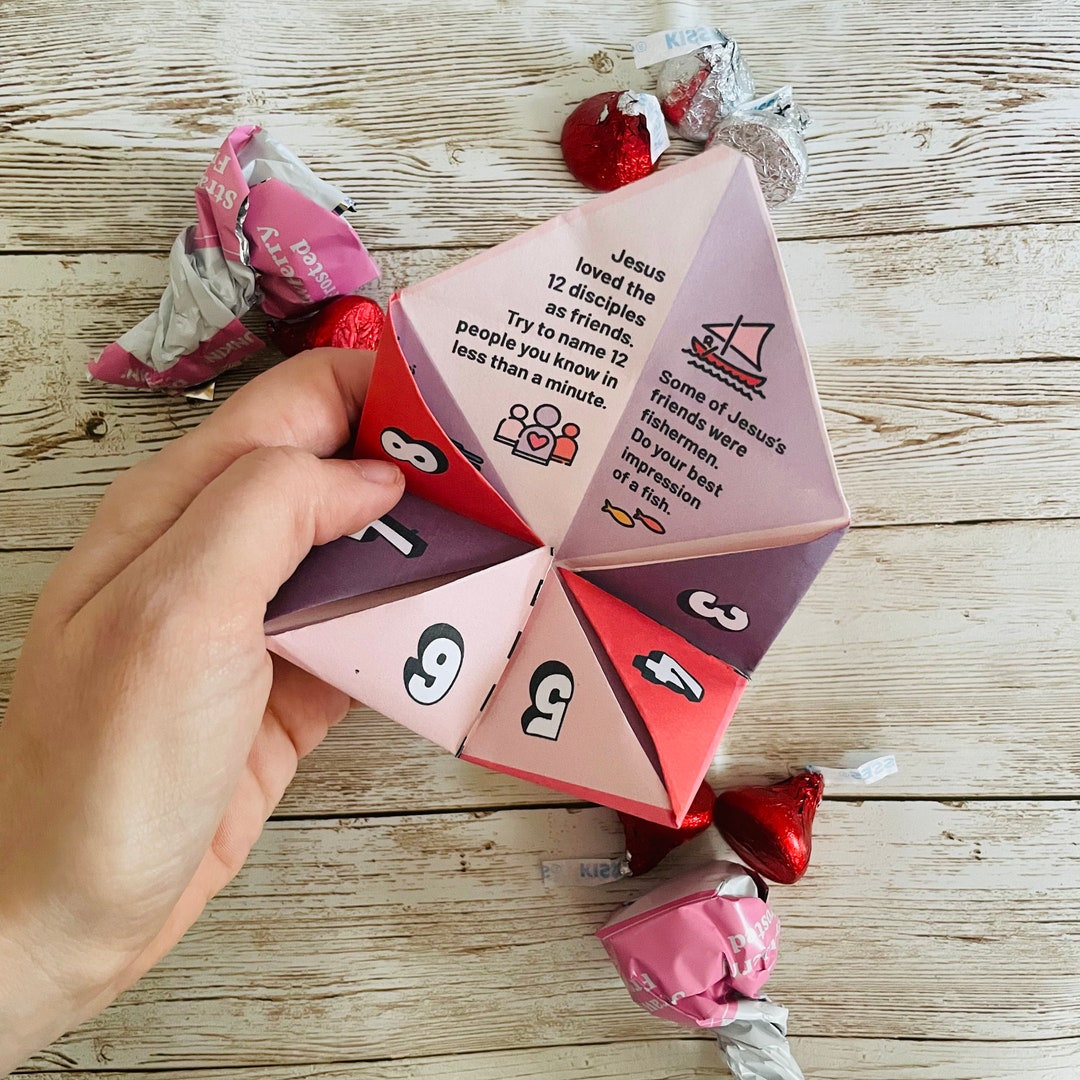 Valentine's Day Chatterbox christian - Etsy