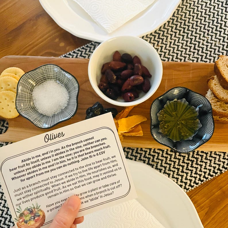 Holy Week Meals : Meaningful Menus With Scripture + Conversation Cards ...
