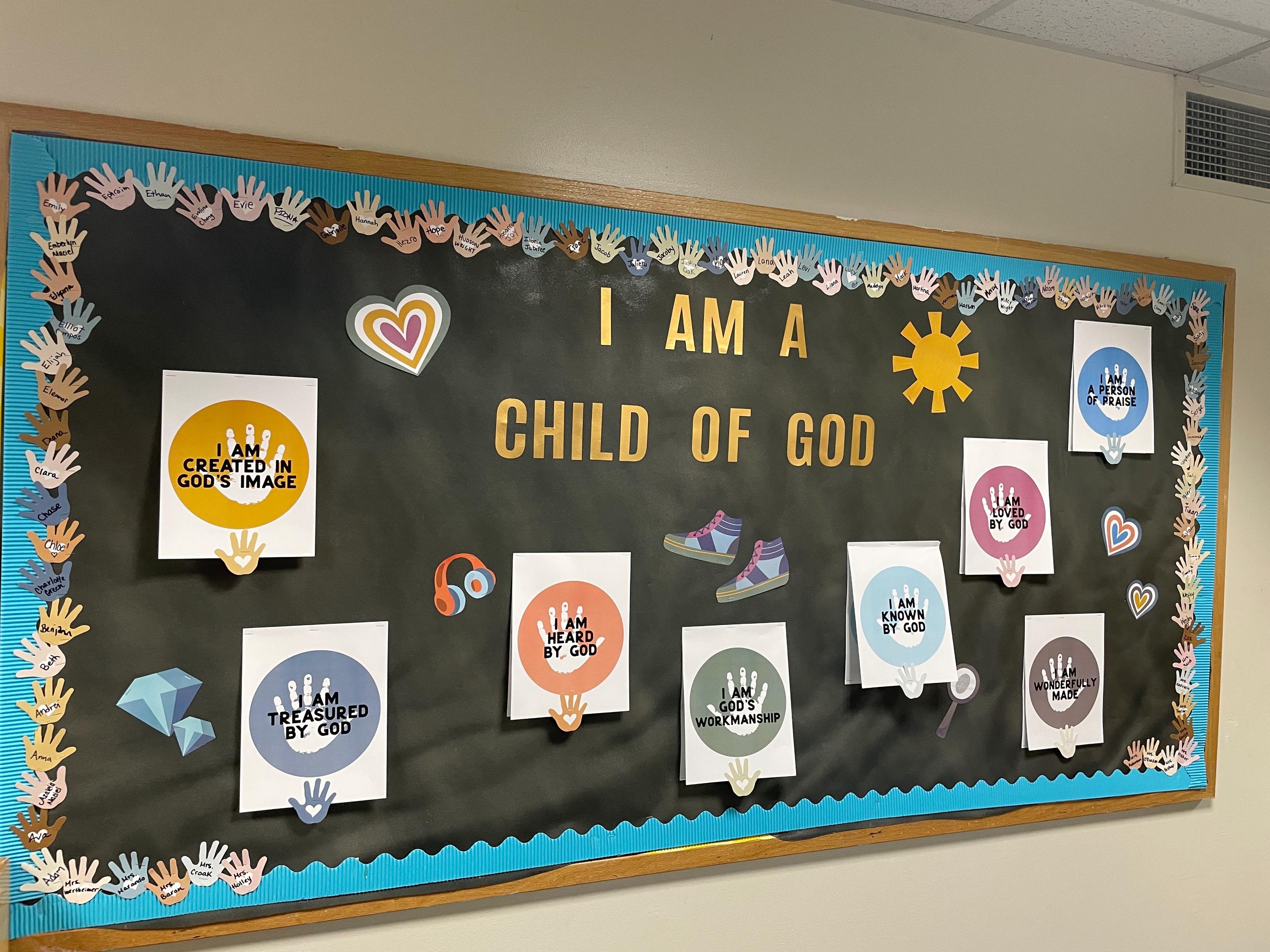 Who God Says I Am Bulletin Board Kit - Etsy