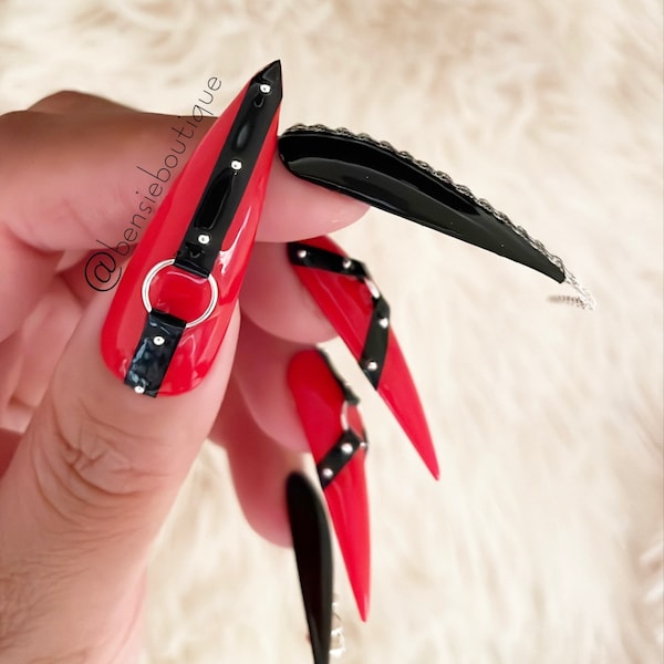 Bondage Nails - Etsy