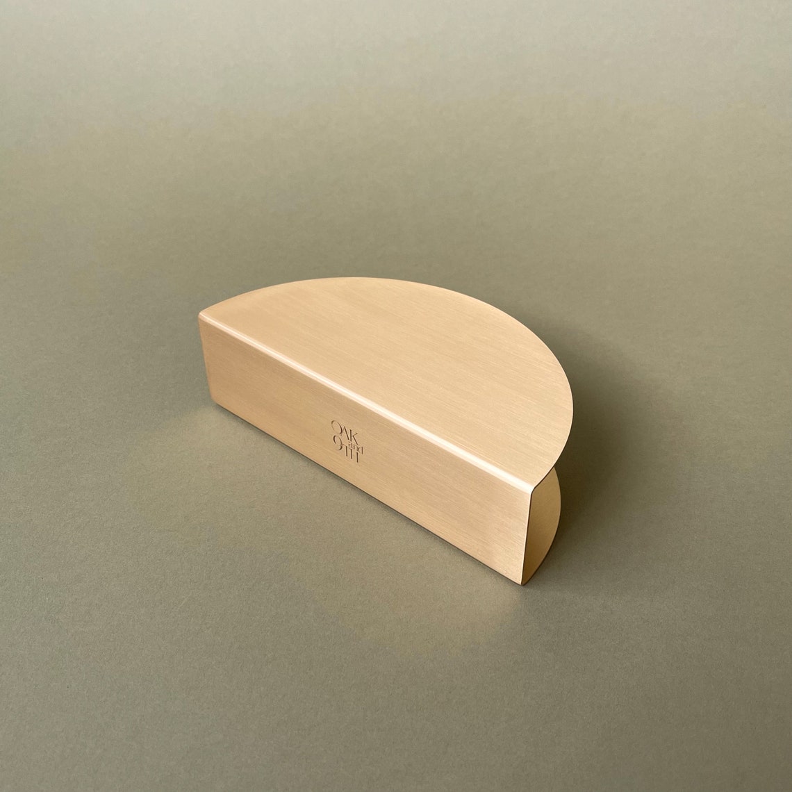 Minimalistic Modern Arch Solid Brass File Holder Gold Desk | Etsy