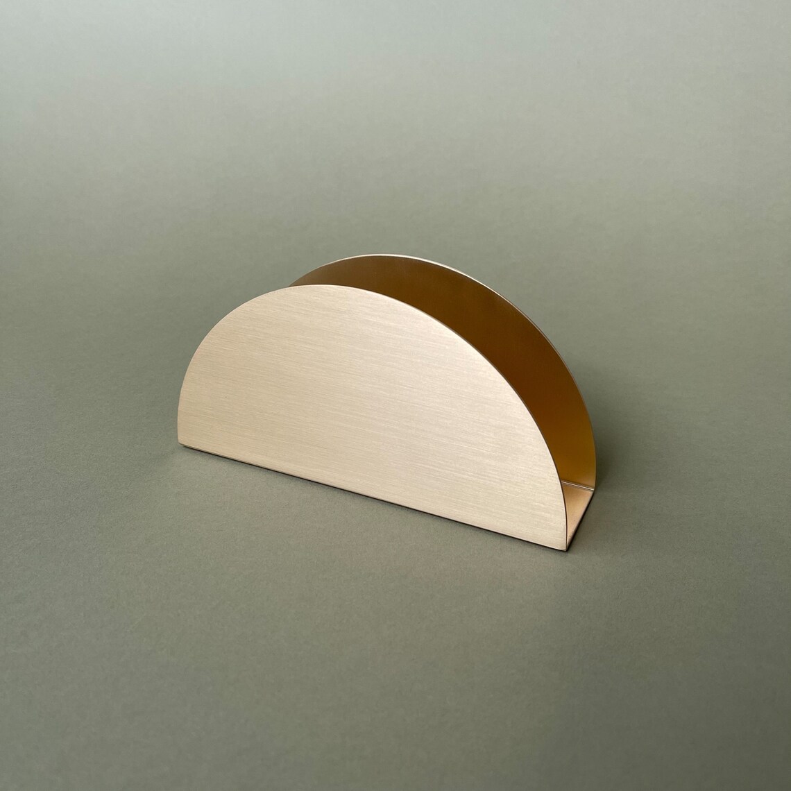 Minimalistic Modern Arch Solid Brass File Holder Gold Desk | Etsy