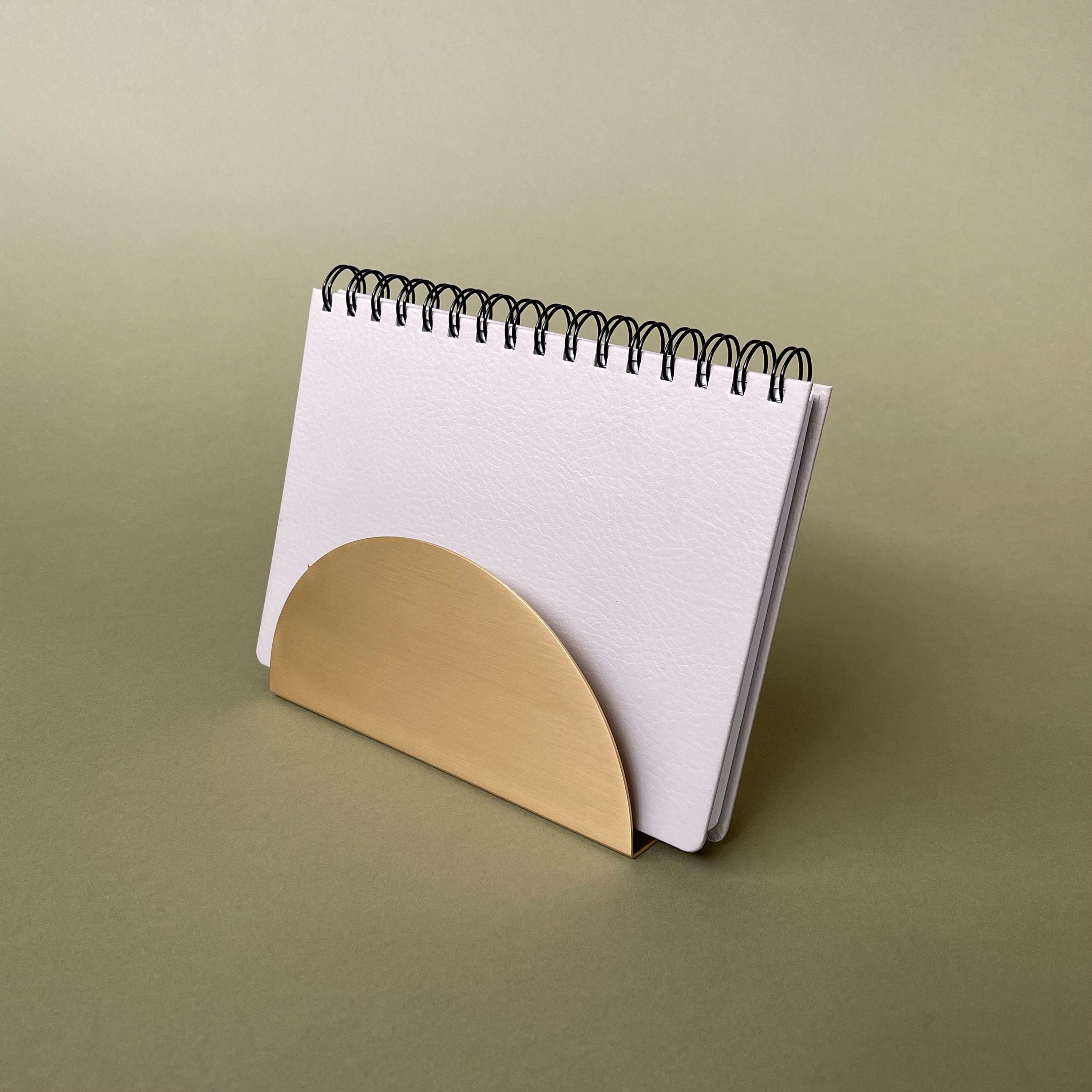 Minimalistic Modern Arch Solid Brass File Holder Gold Desk | Etsy