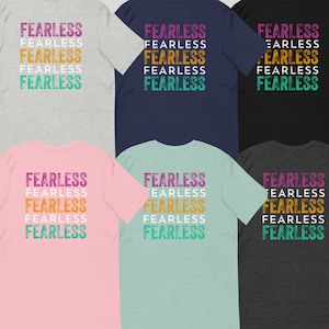 Fearless Shirt Fearless Christian Apparel Fearless Shirt Fearless Woman ...