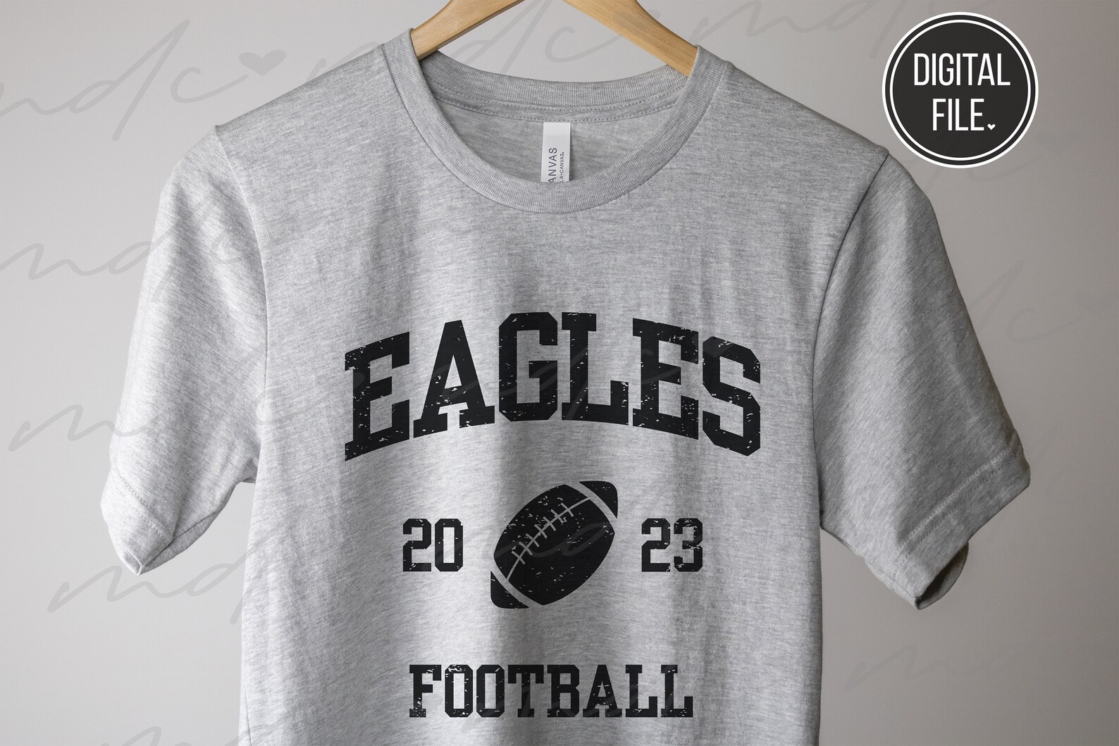 Vintage Eagle Football Svg Eagles Svg Files for Cricut - Etsy