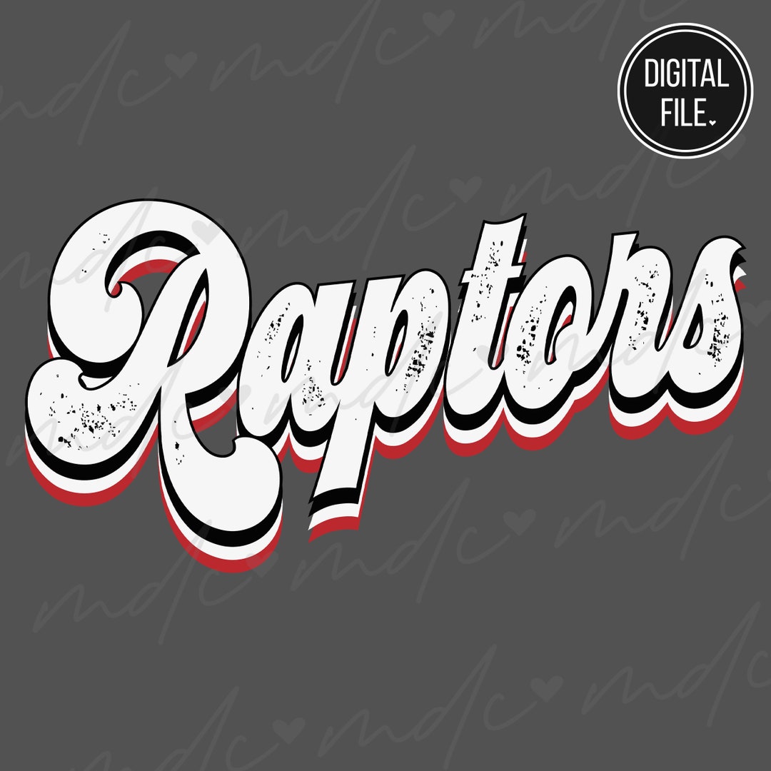 Retro Raptors Svg Files for Cricut| Raptors Png | Raptors Decal Svg ...