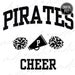 Distressed Pirates Cheer Svg Files for Cricut | Pirates Cheer Png ...