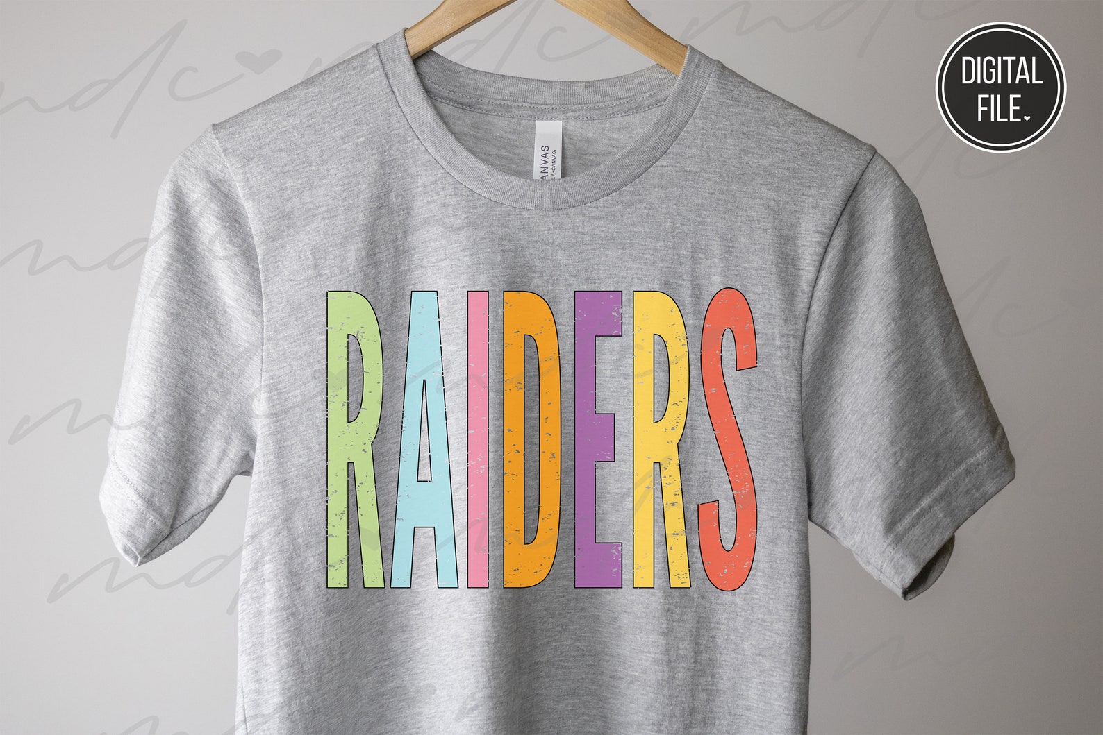 Distressed Colorful Raiders Svg Files for Cricut Raiders Png - Etsy