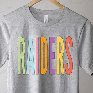 Distressed Colorful Raiders Svg Files for Cricut| Raiders Png| Raiders ...