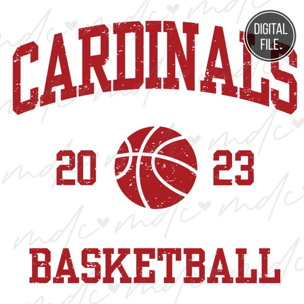 Cardinal Basketball Svg - Etsy